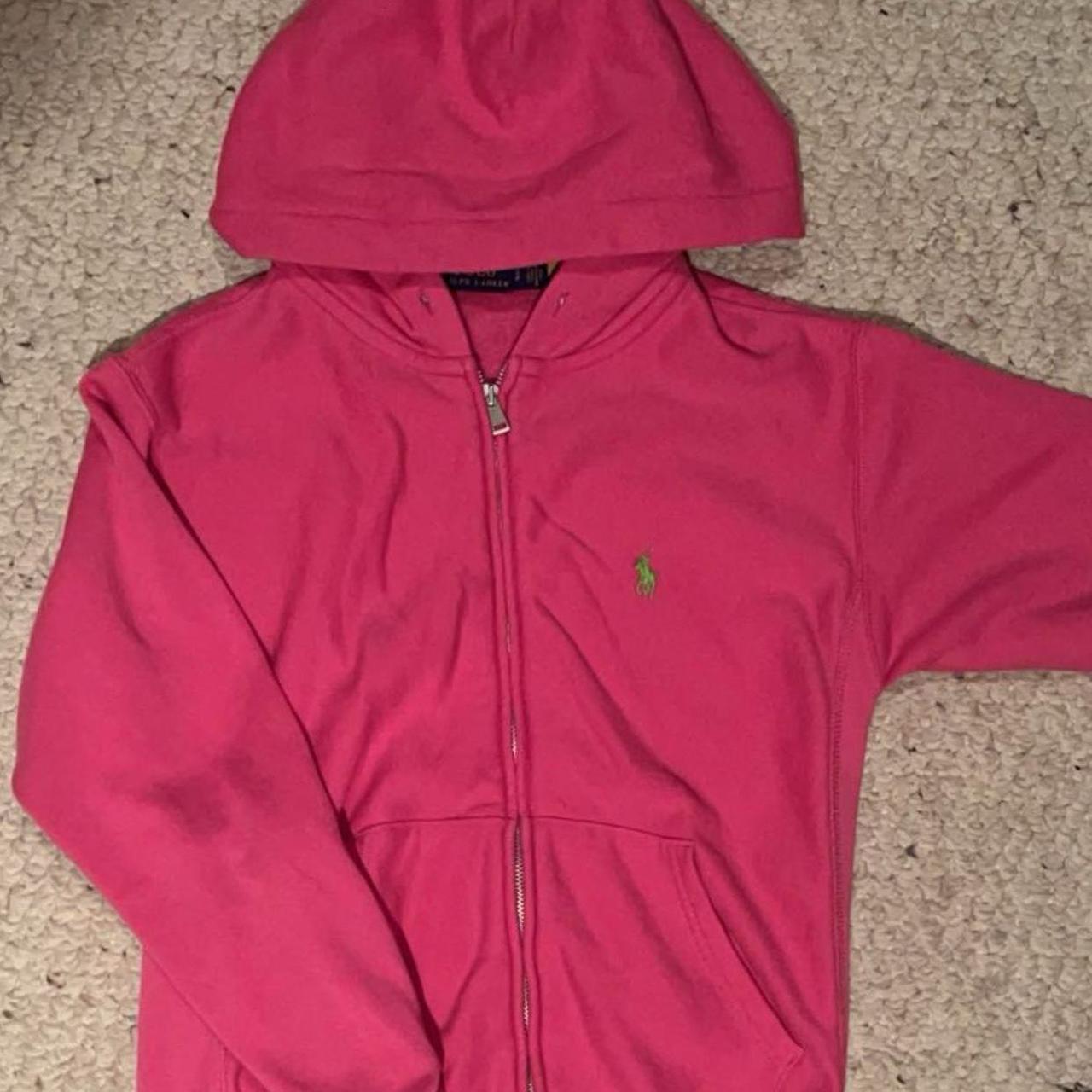 POLO RALPH LAUREN | Pink Zip Up Worn once, no flaws - Depop
