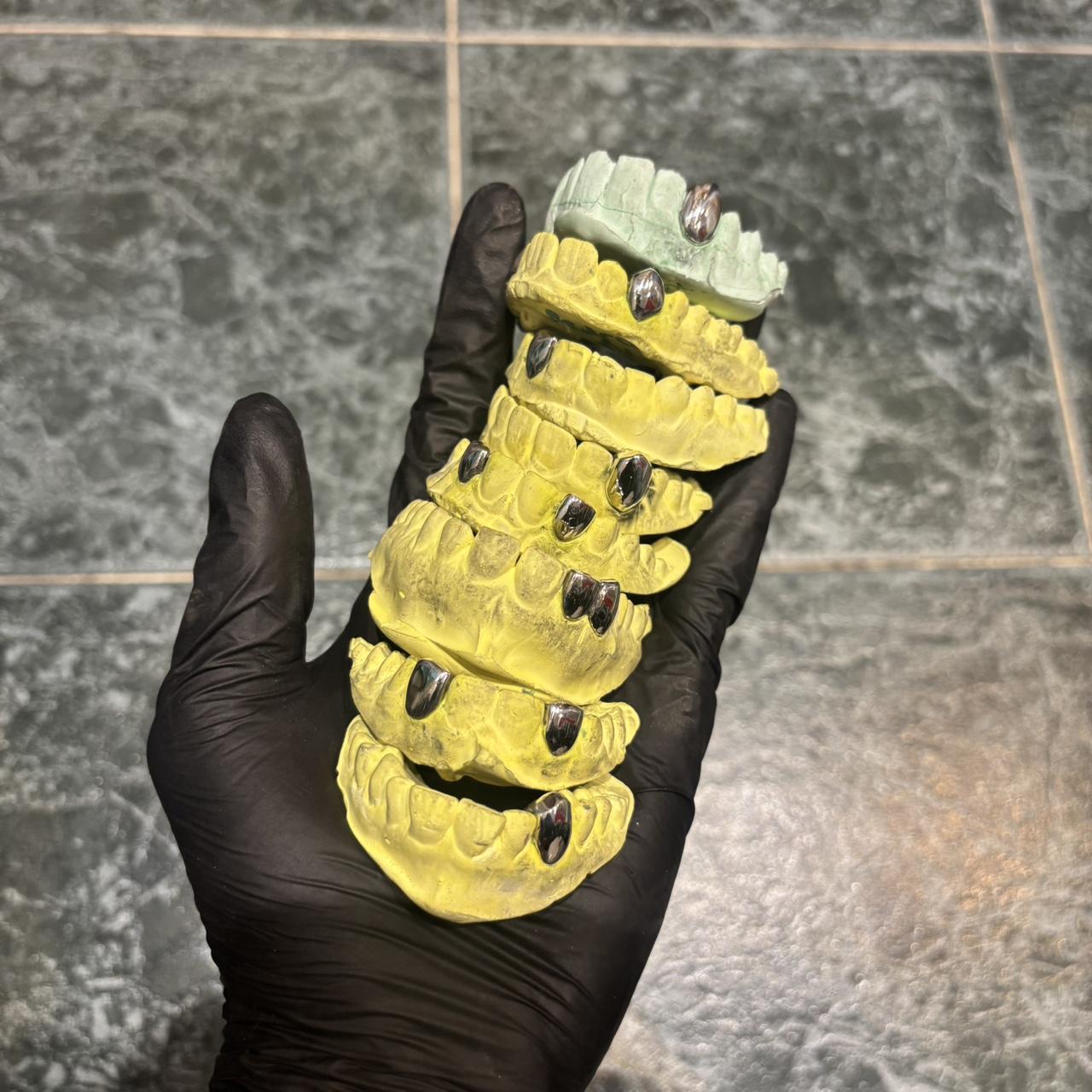 Grillz/caps custom set silver/gold Grab yourself a... | Depop