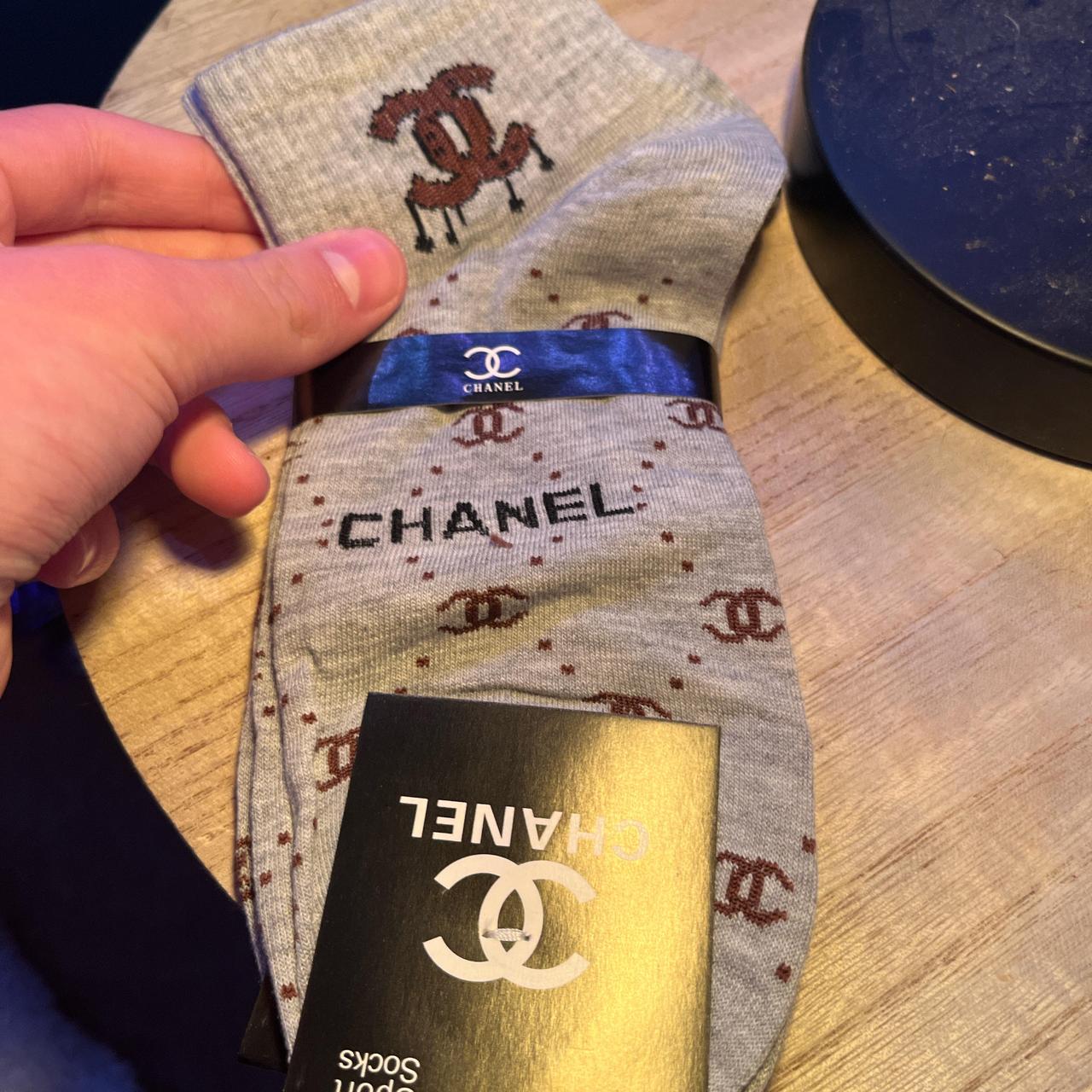 Chanel sport socks highly comfortable - Depop