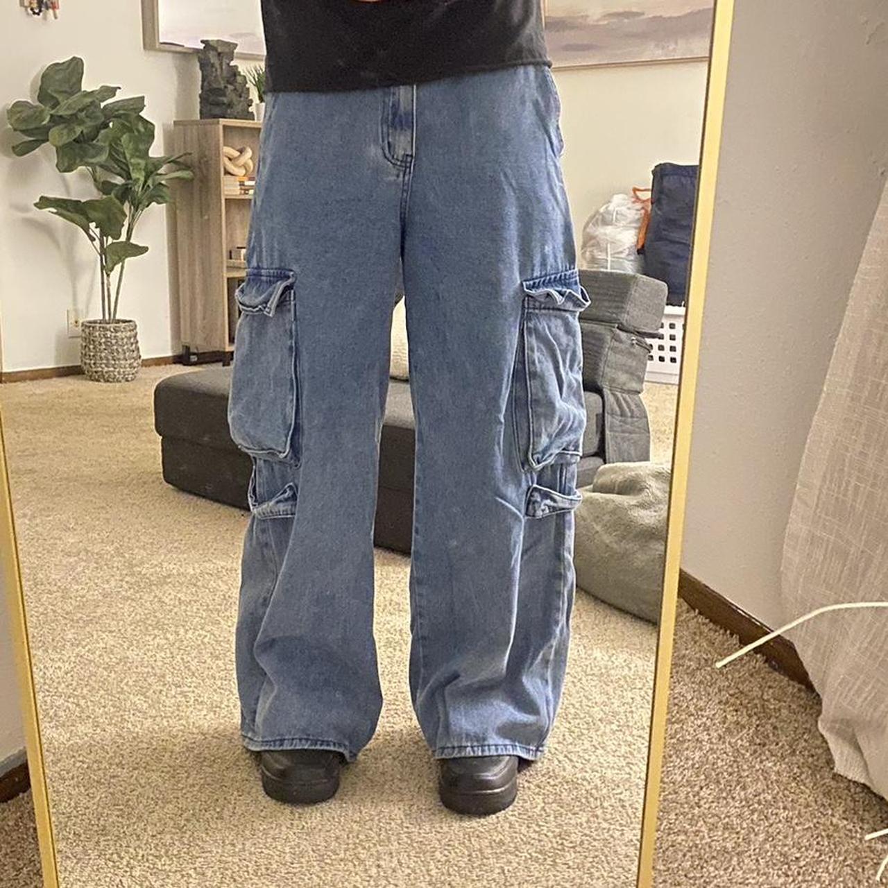 Custom Denim Jeans, nice clean blue jeans, super... - Depop