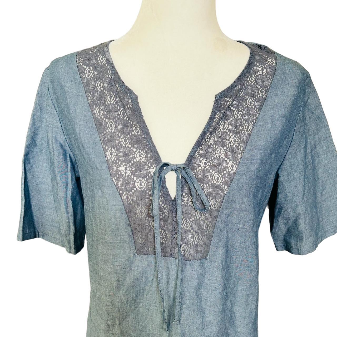 Merona Size Medium Denim Women Dress - Depop