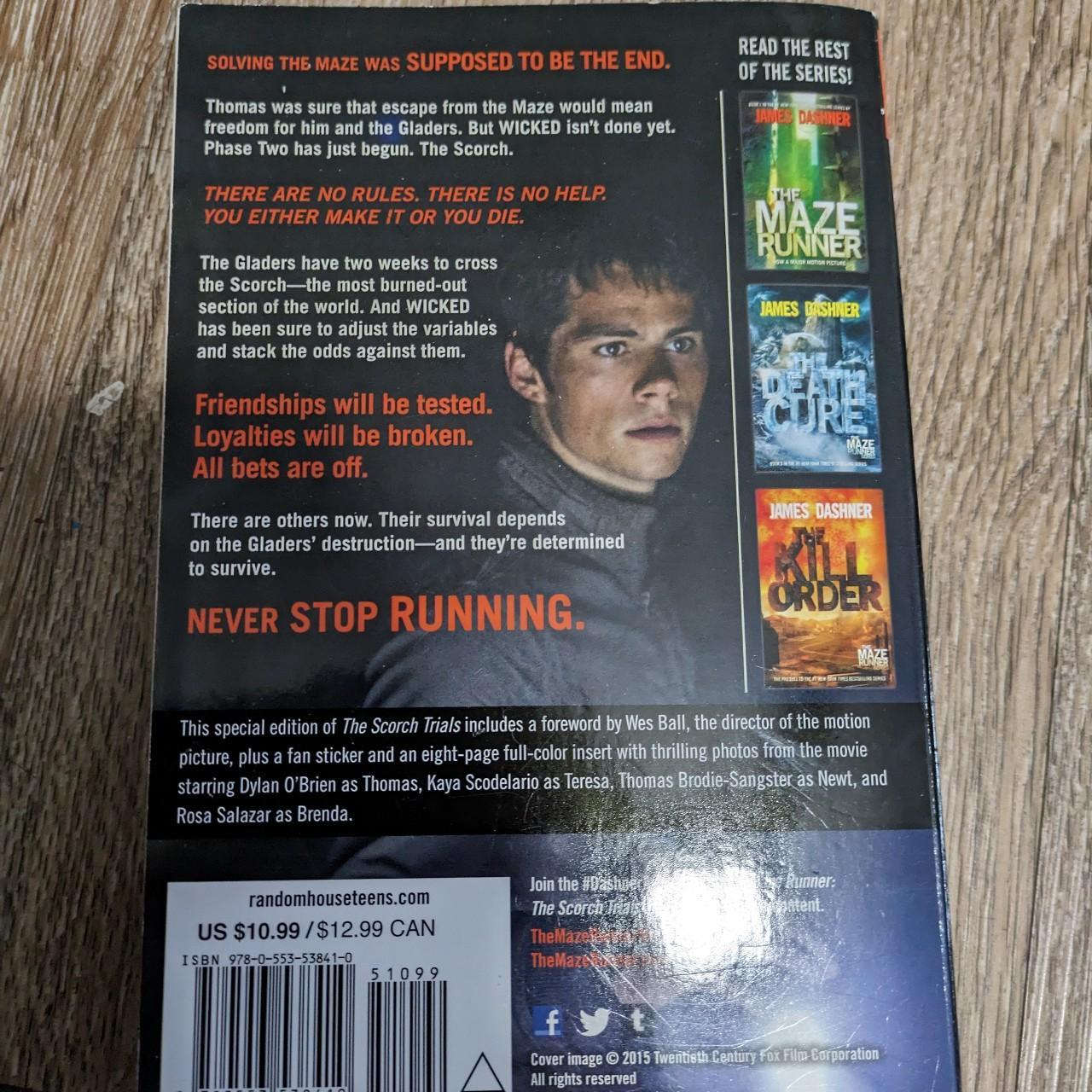 #MazRunner Scorch Trials book of Maze Runner story | Depop