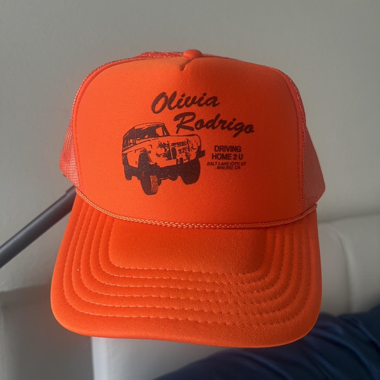 Olivia Rodrigo Trucker Hat Tour Merch Adjustable... - Depop