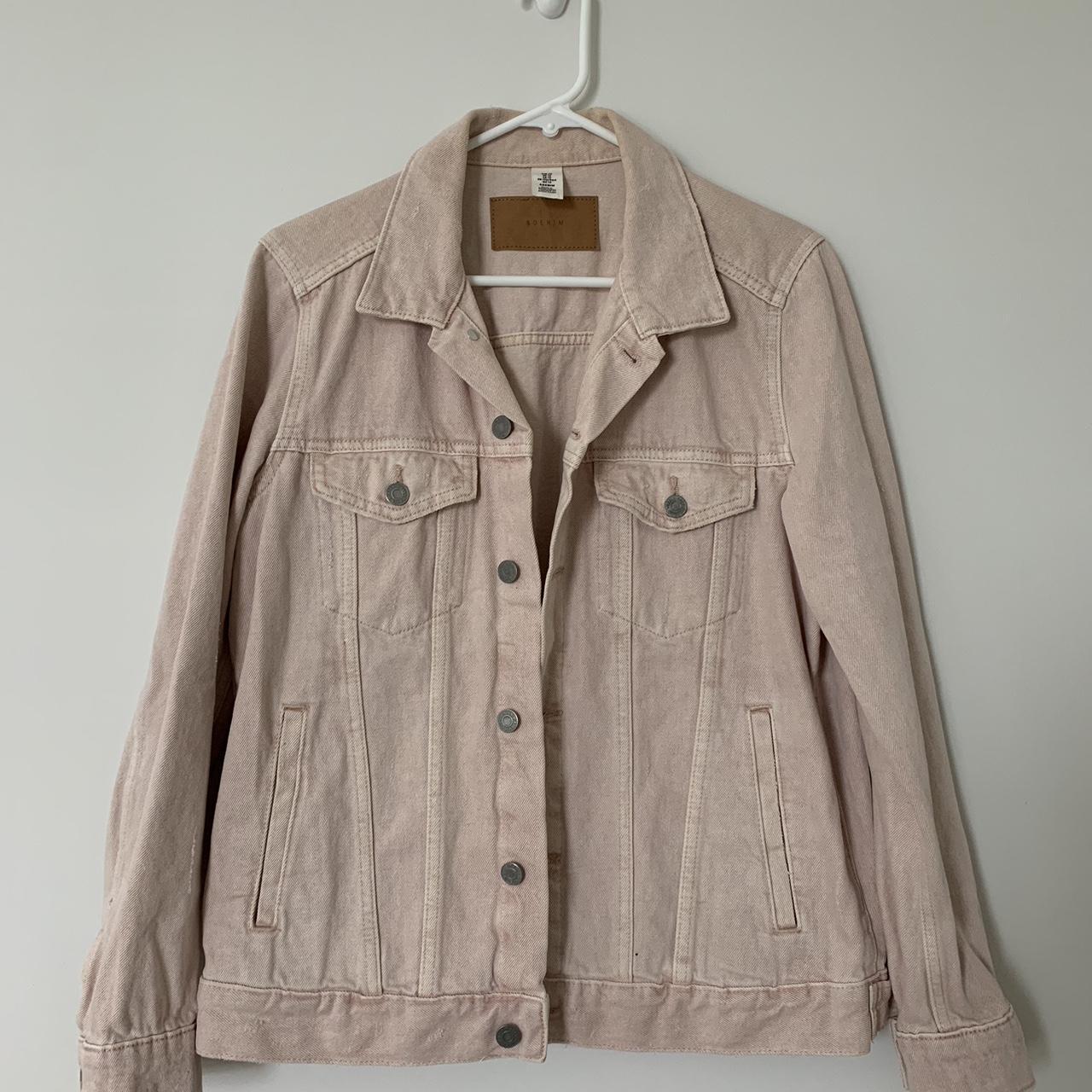 Pink denim jacket - Depop