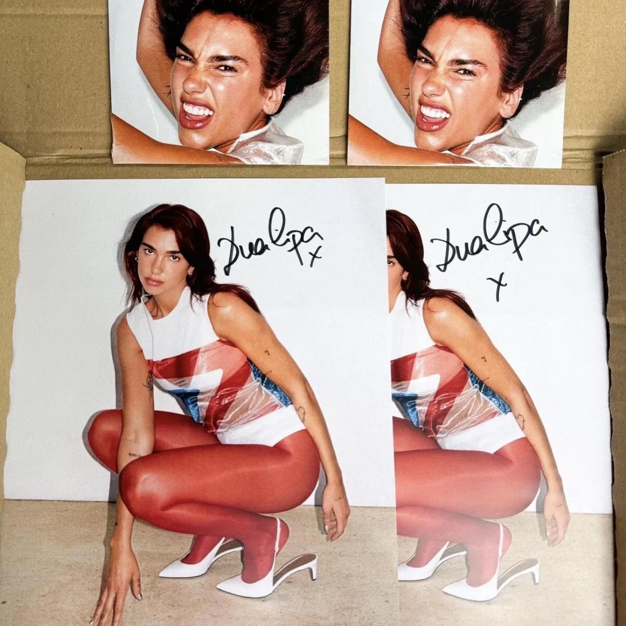 DUA LIPA: RADICAL OPTIMISM -* SIGNED POSTER * HMV... - Depop