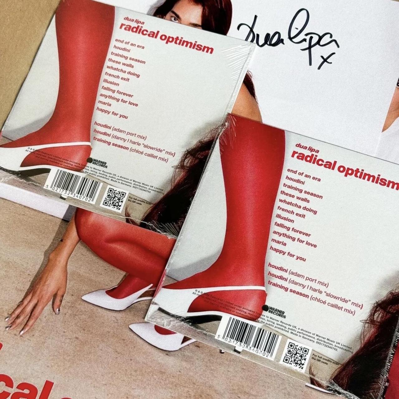 DUA LIPA: RADICAL OPTIMISM -* SIGNED POSTER * HMV... - Depop