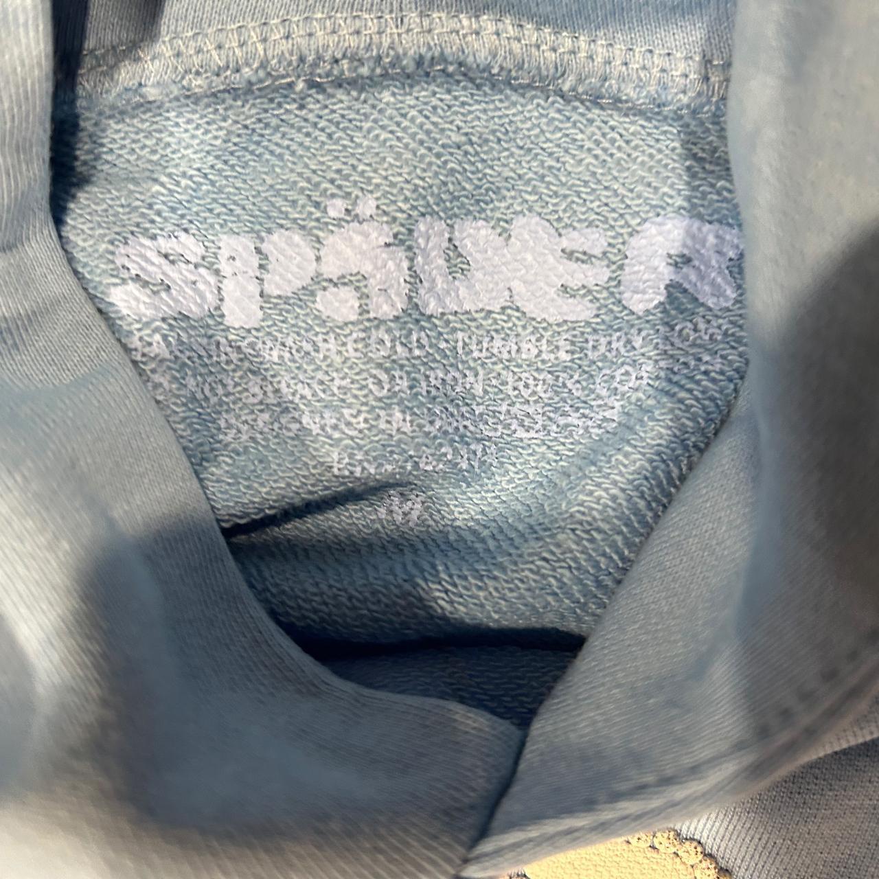 spider baby blue hoodie size medium brand new dm for... - Depop