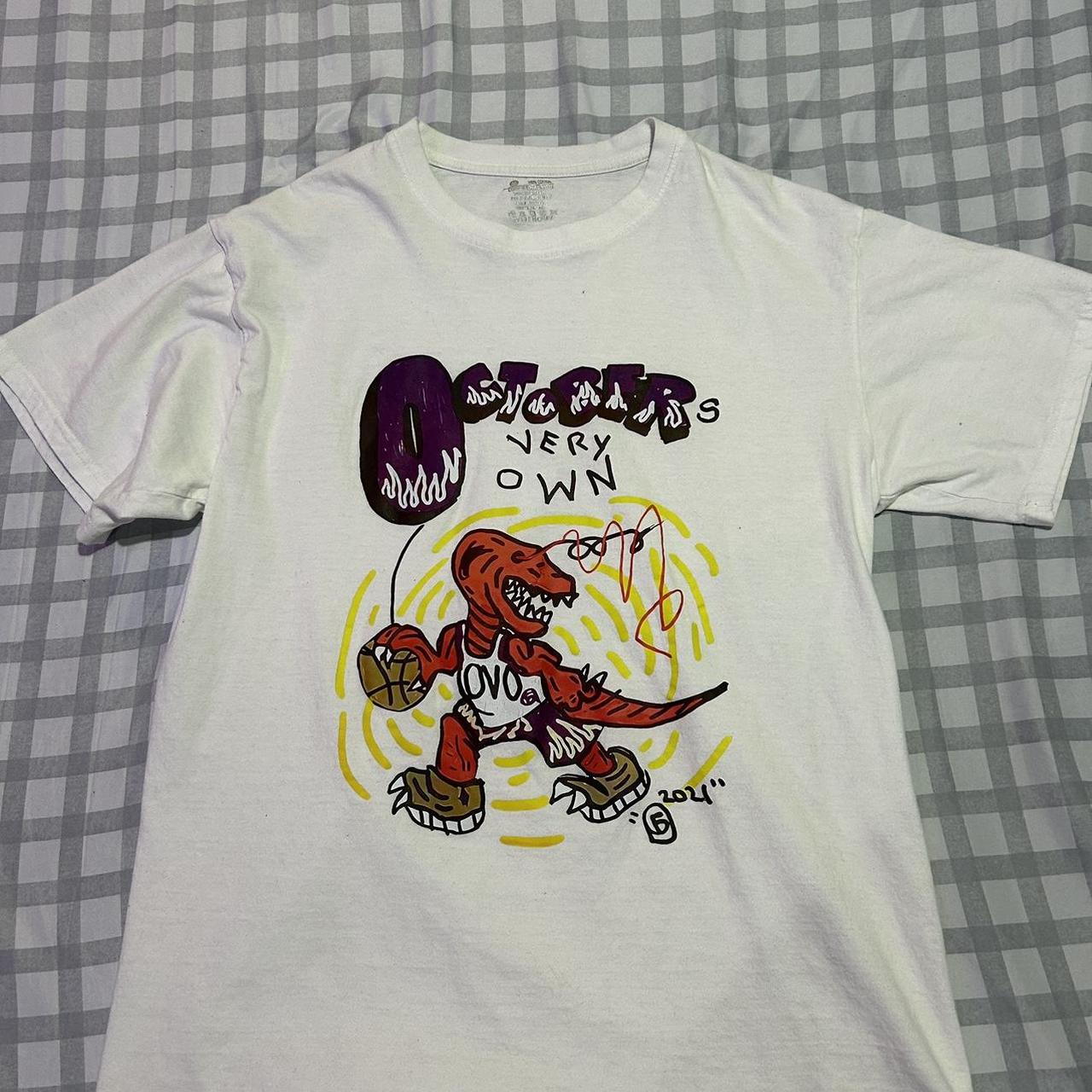 OVO RAPTORS COLLAB T SHIRT - Depop