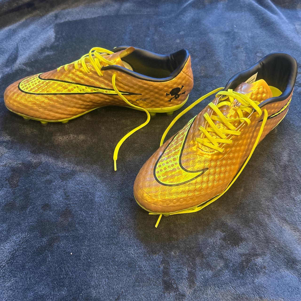 Nike hypervenom Neymar gold and yellow, wore once... | Depop