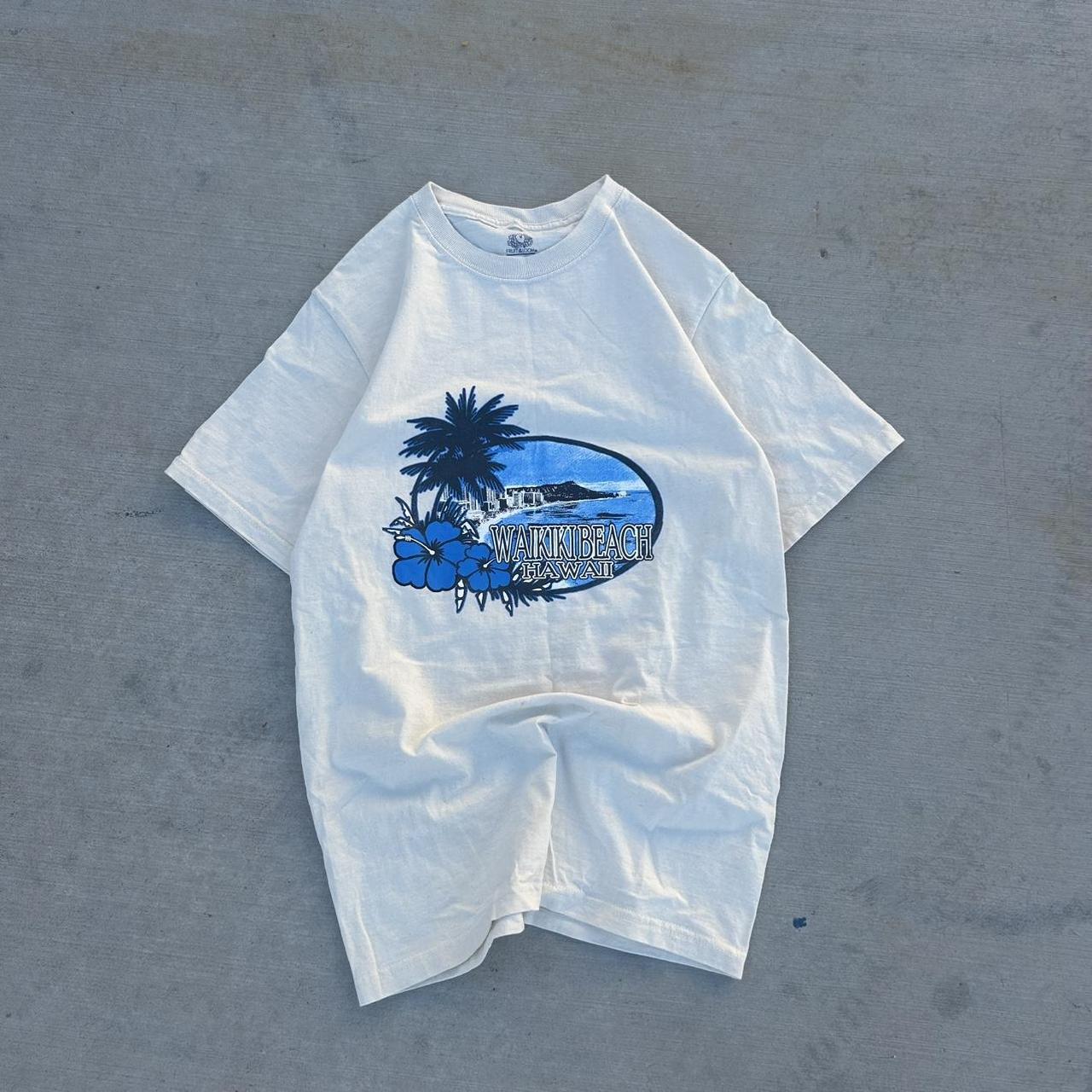 White vintage 90s Martinique beach tee beach | Depop
