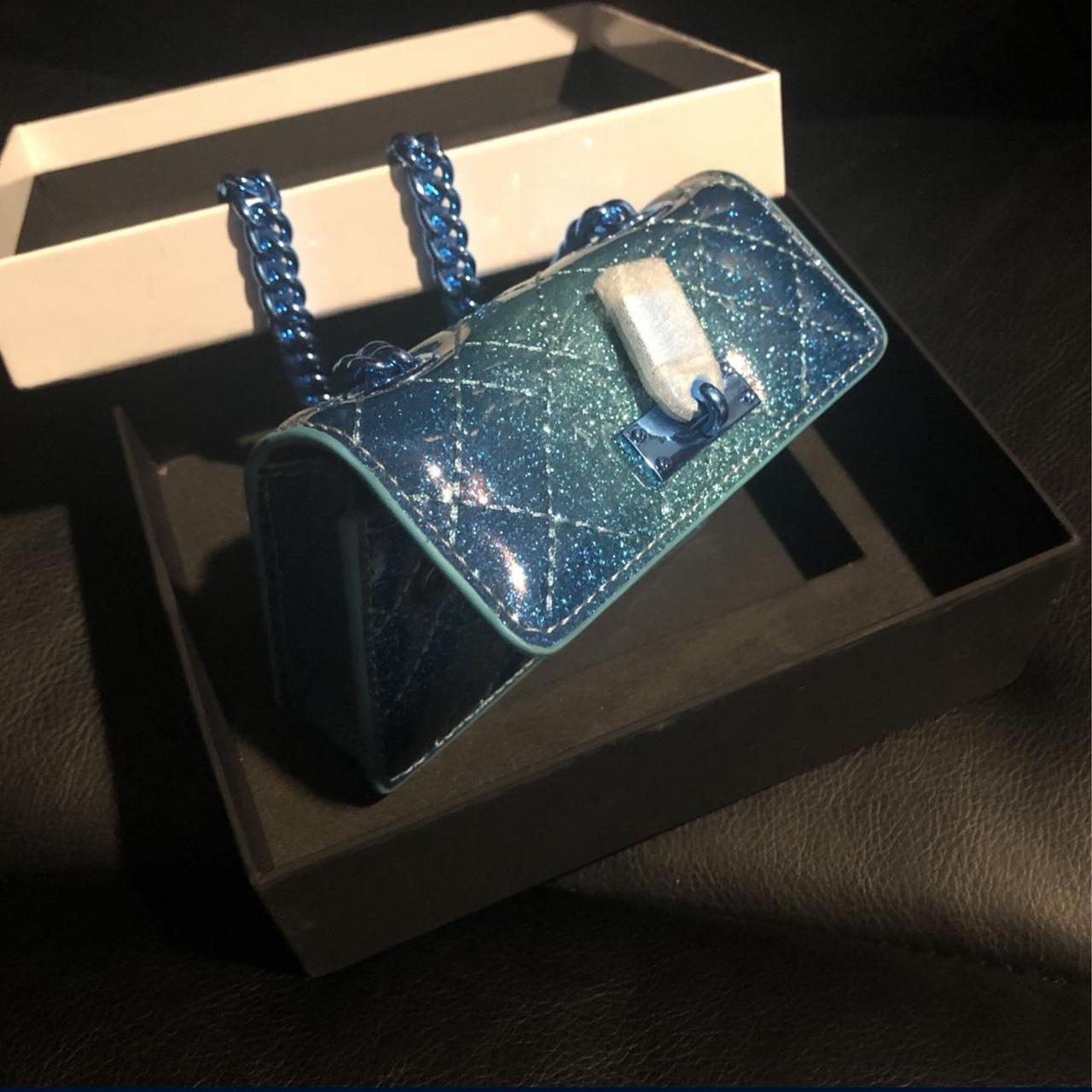 blue key lock limited edition micro kurt geiger .... - Depop