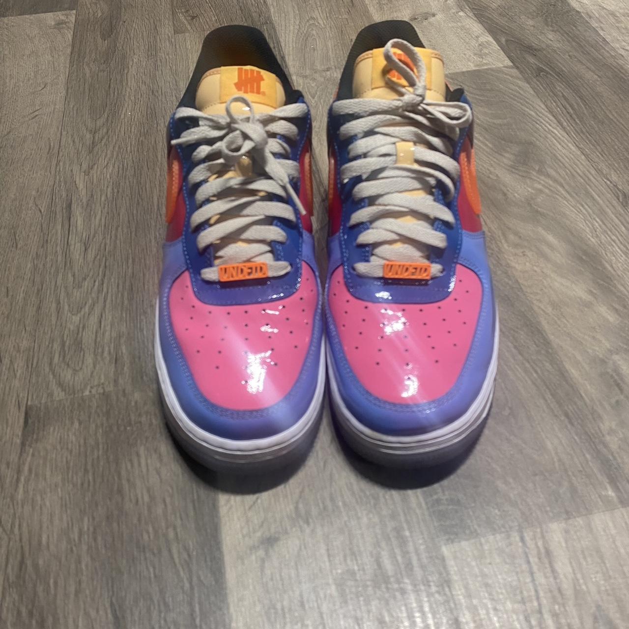 nike undefeated air force ones, worn a few times... - Depop