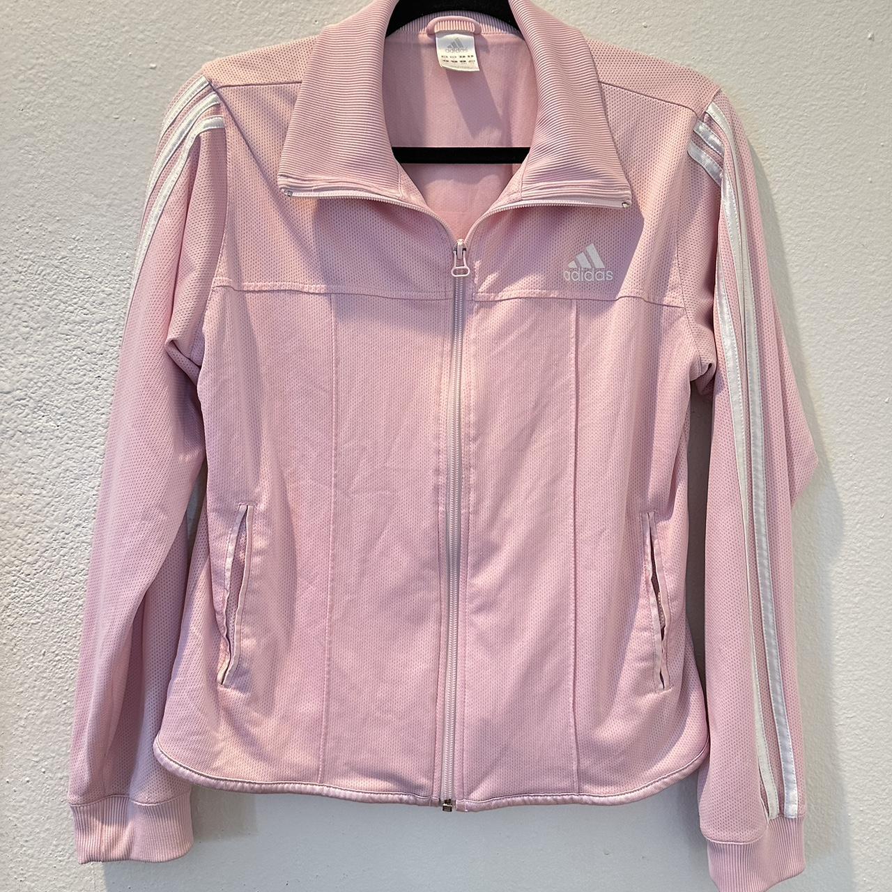 Pink Adidas Track Jacket 🎀 - Depop