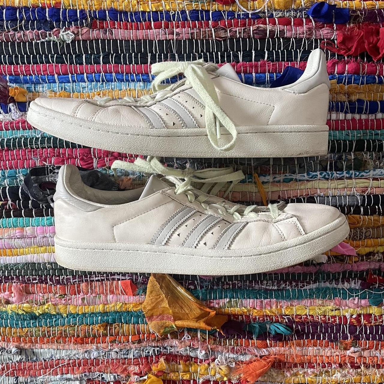 Pharrell Williams x adidas Campus 'Ecru Tint' cream... | Depop