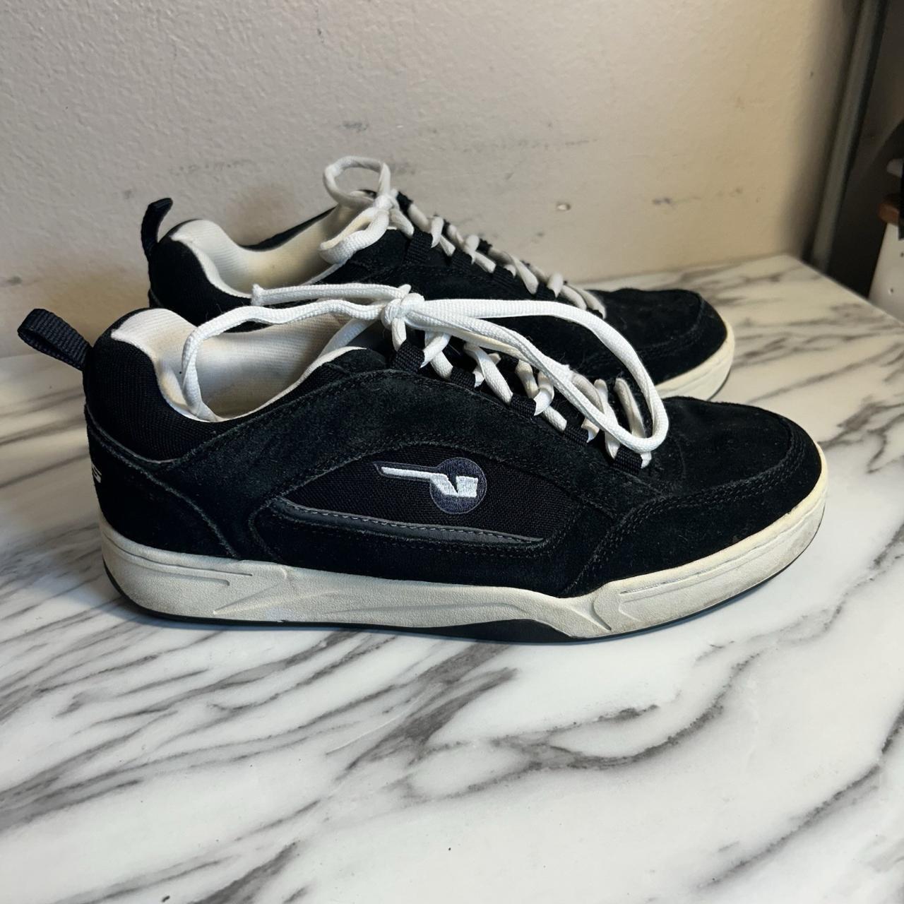 Y2K VANS Maestro Skate Shoes Mens 10.5 Black White... | Depop