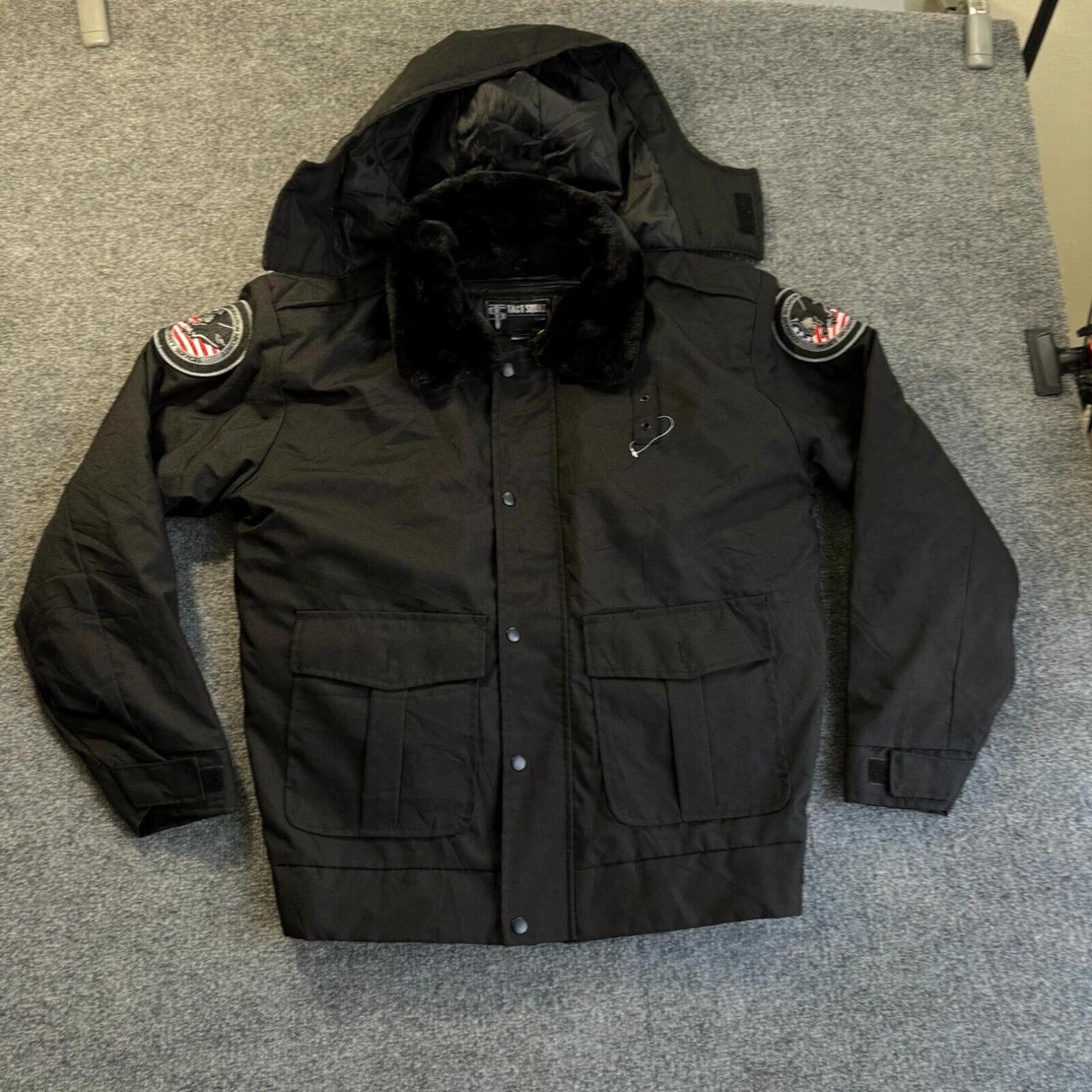 ALLIED UNIVERSAL SECURITY JACKET MEN'S MEDIUM BLACK... - Depop