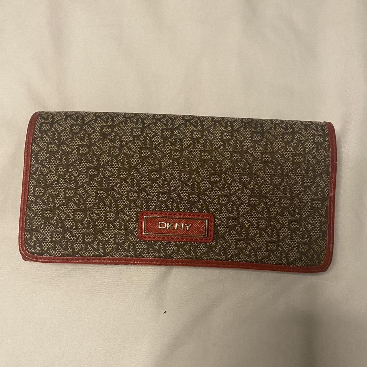 DKNY Women's Brown and Red Accessory | Depop