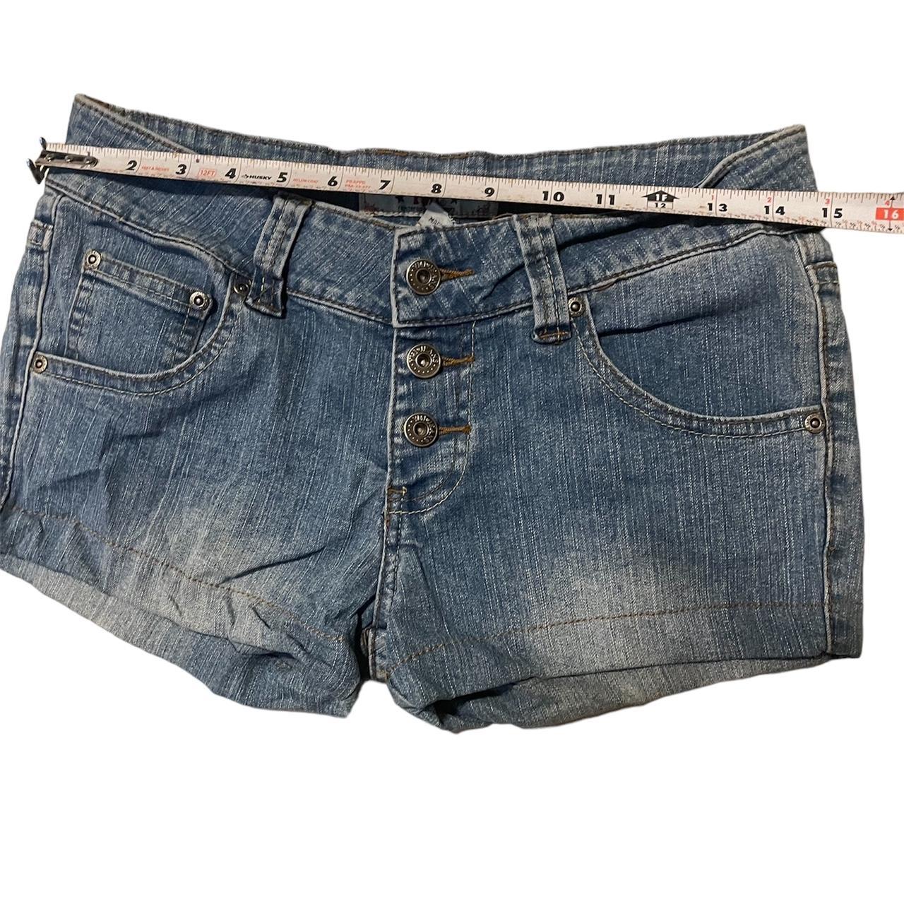 Cute Y2K Low Rise YMI Jean Shorts -Size 5 - Good... - Depop