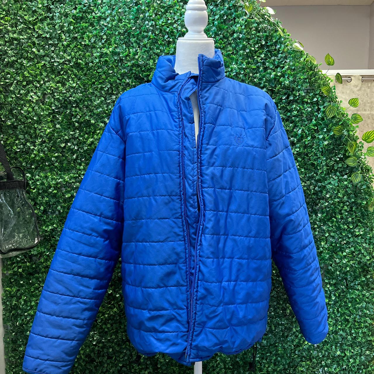 chaps puffer royal blue Medium #vintage #sportswear | Depop
