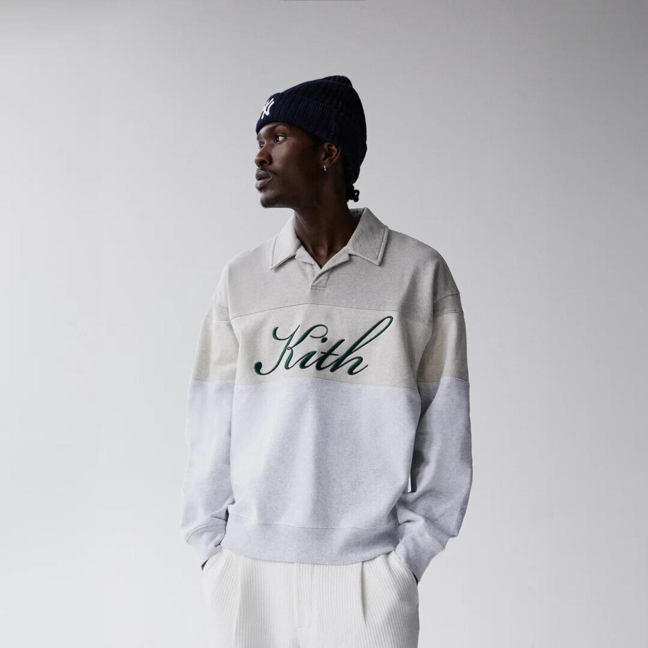 Kith Color-Blocked Nelson Collared Pullover | FW23 | Depop Kith Color-Blocked Nelson Collared Pullover | FW23 | Depop