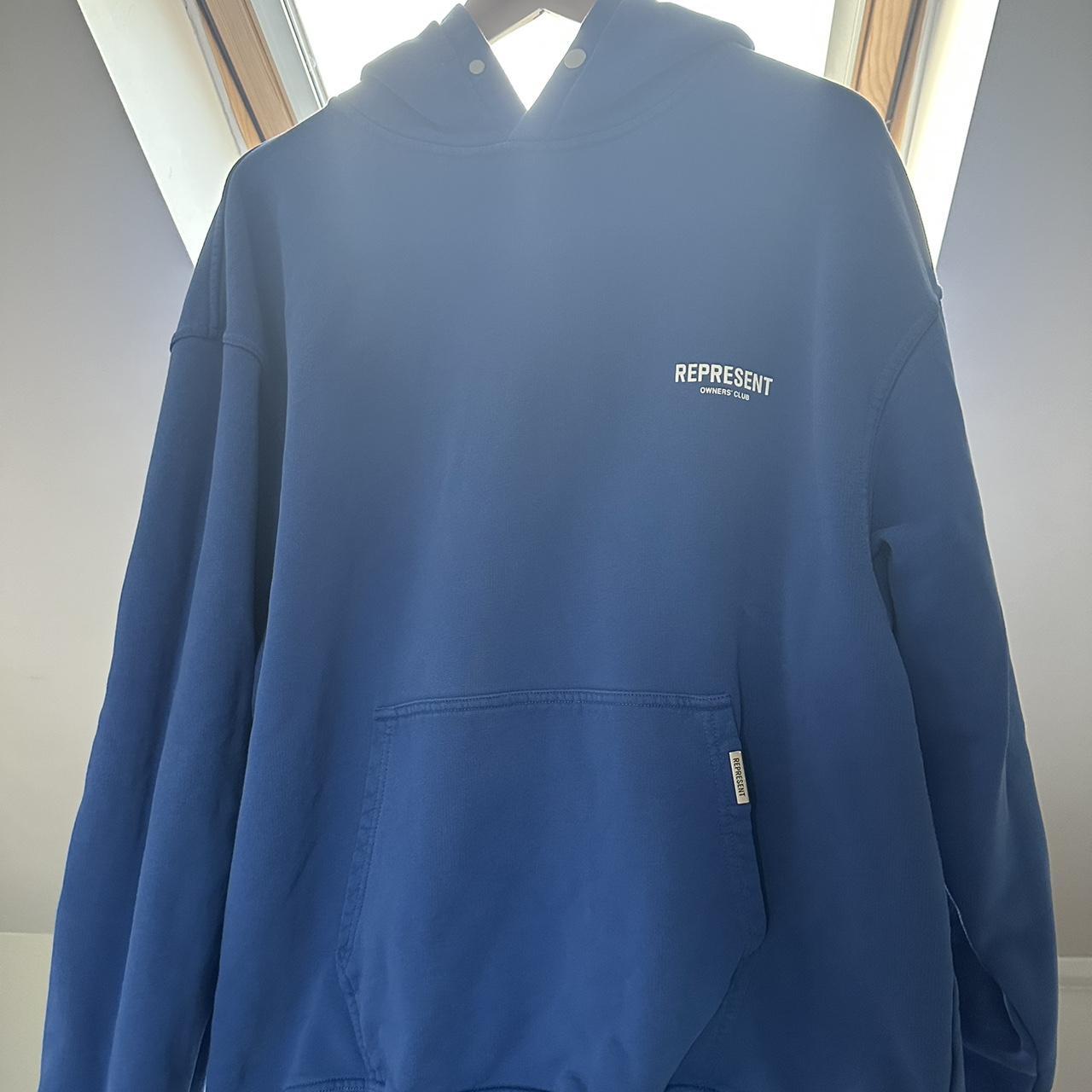 Represent Owners Club Cobalt Blue Hoody In great... - Depop
