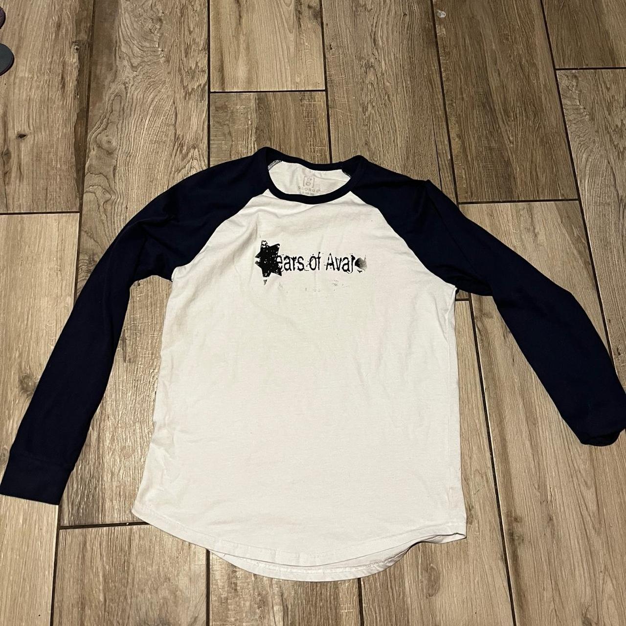 tears of avarel band tee baseball tee size s... | Depop