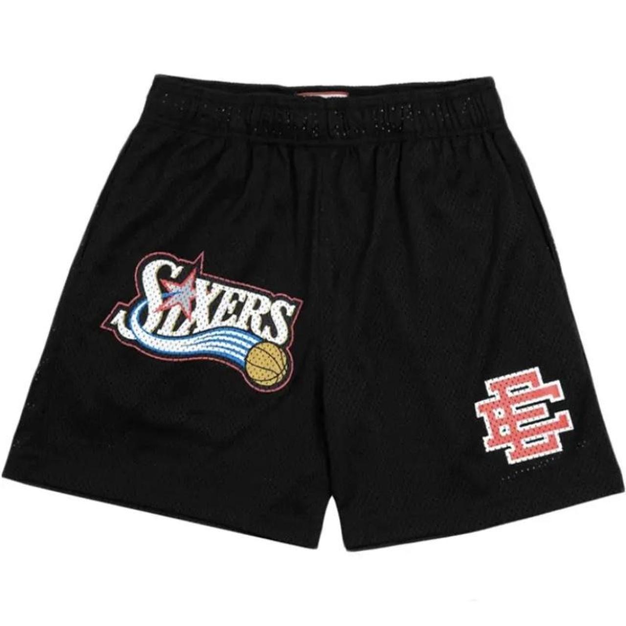 ERIC EMMANUEL SHORTS x Sixers basketball - men’s L... - Depop