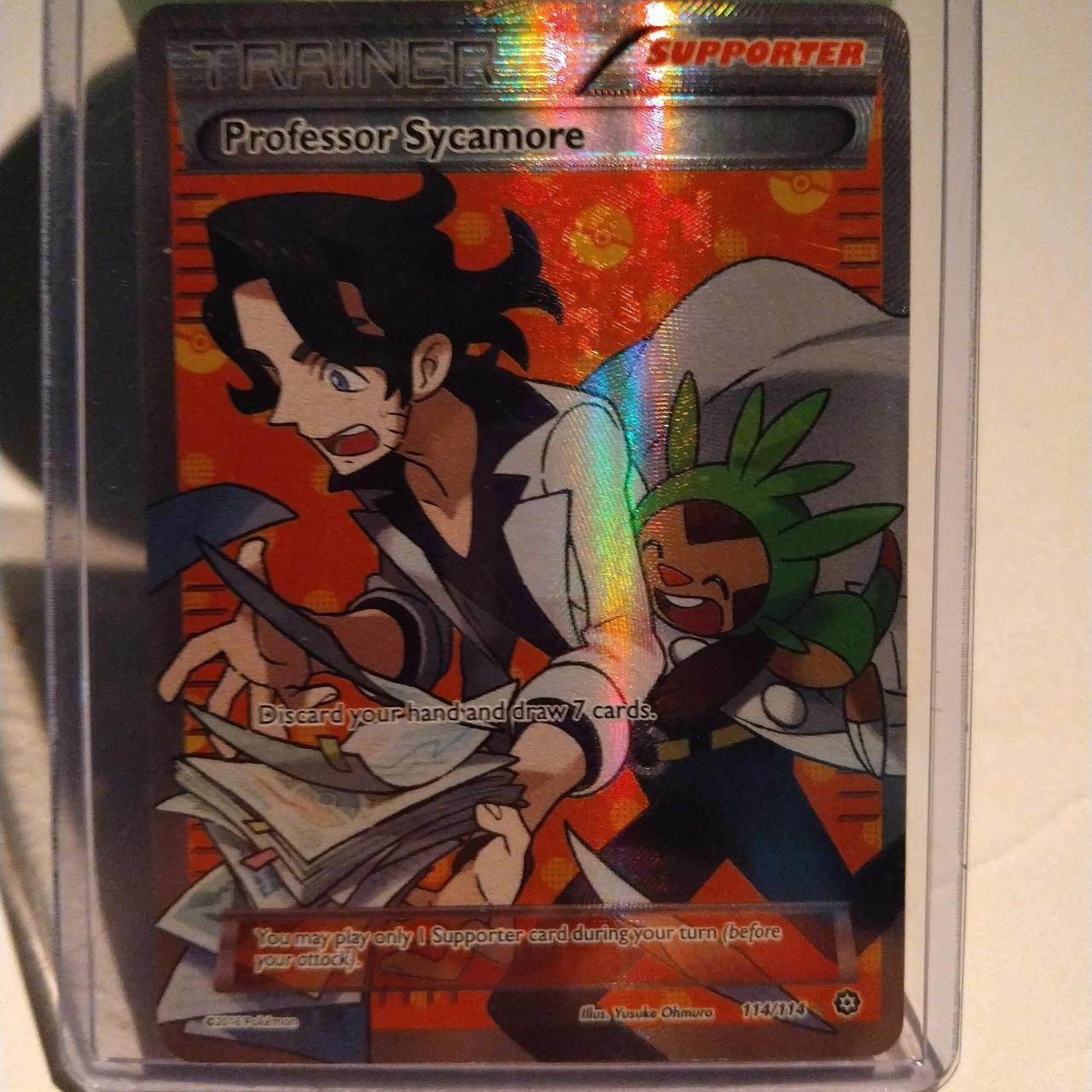 Pokemon full art professor Sycamore... - Depop