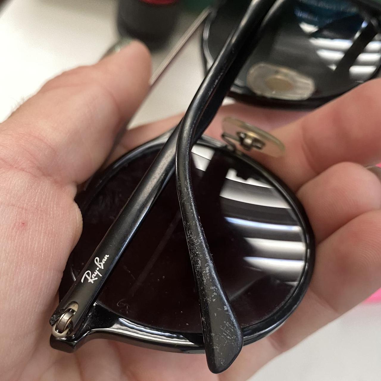 Ray Ban Phantos style, round, double metal bridge... - Depop