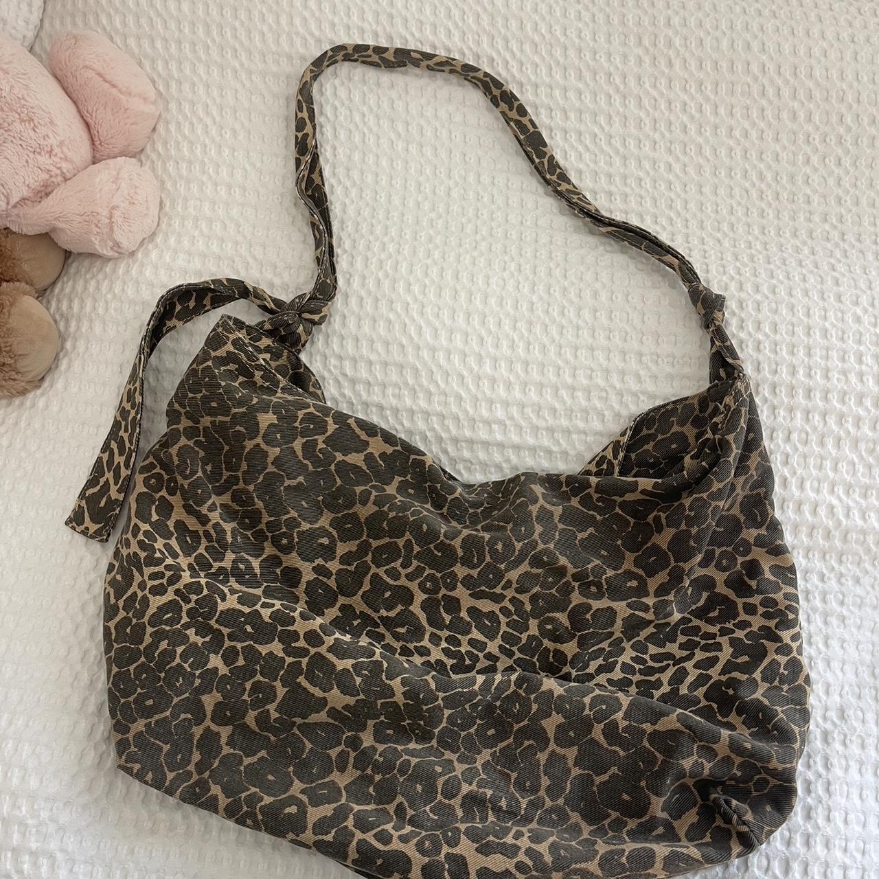 Basically brand new cheetah bag! Very good size... - Depop