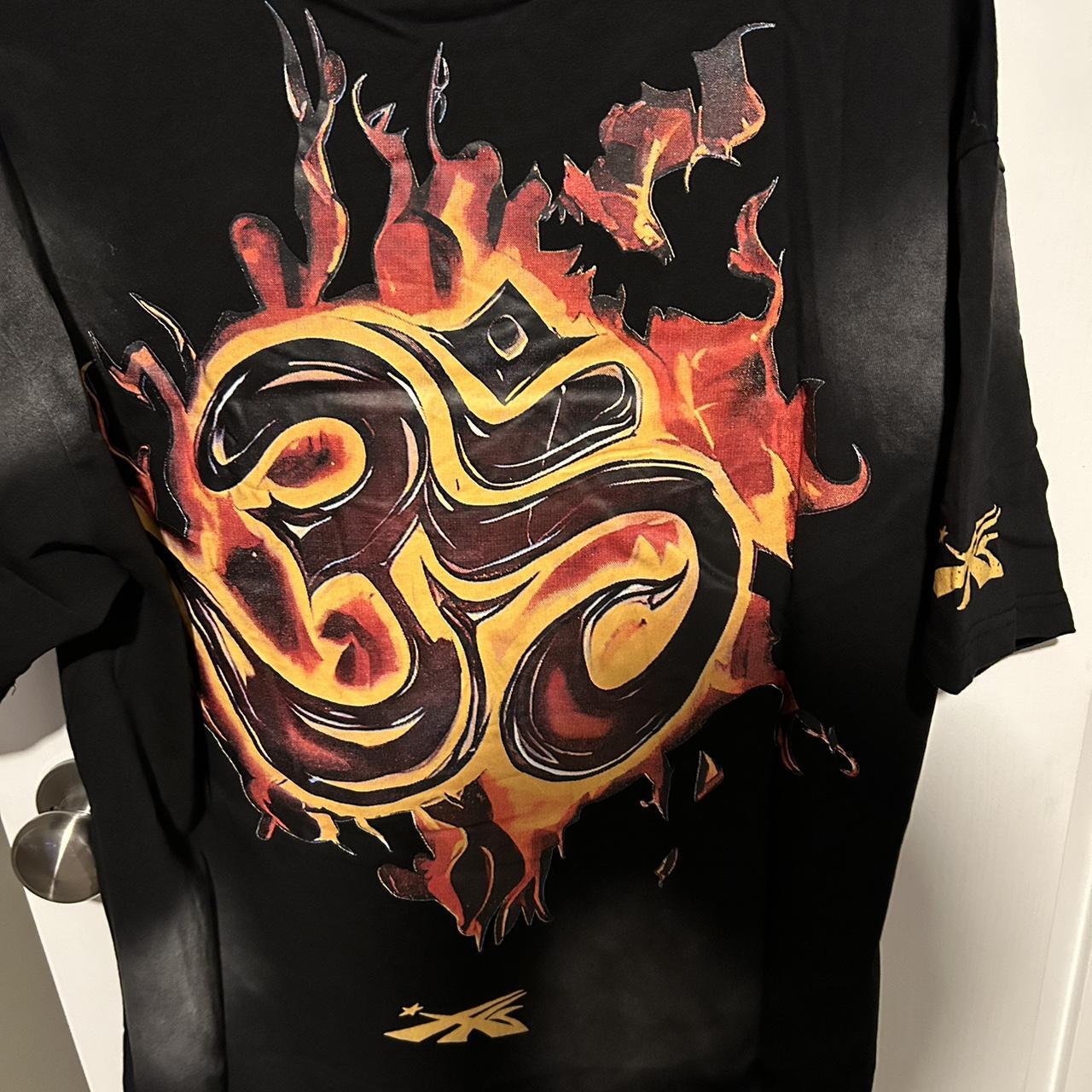 Hellstar Reach Your Inner Peace black and orange... - Depop