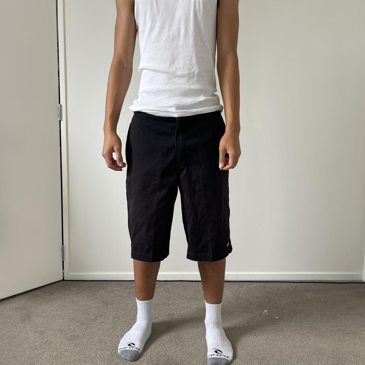 Dickies shorts, black, size L - Depop