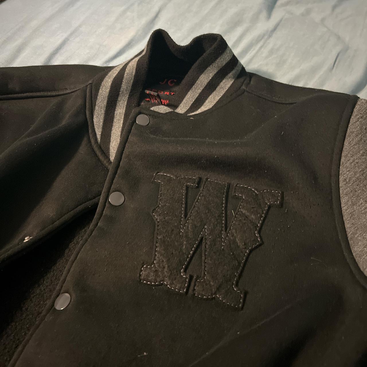 JC Jock Sweater/Baseball Graphic Jacket | JC... - Depop