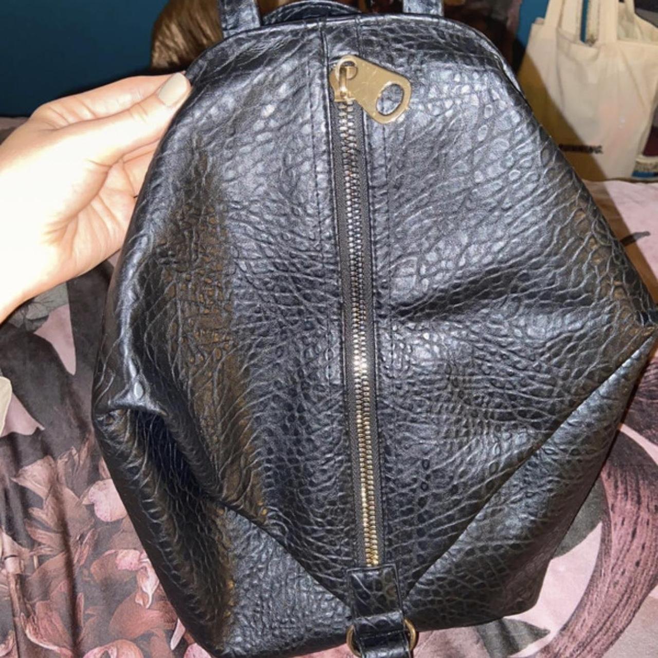 Black backpack Black primark backpack will full... - Depop