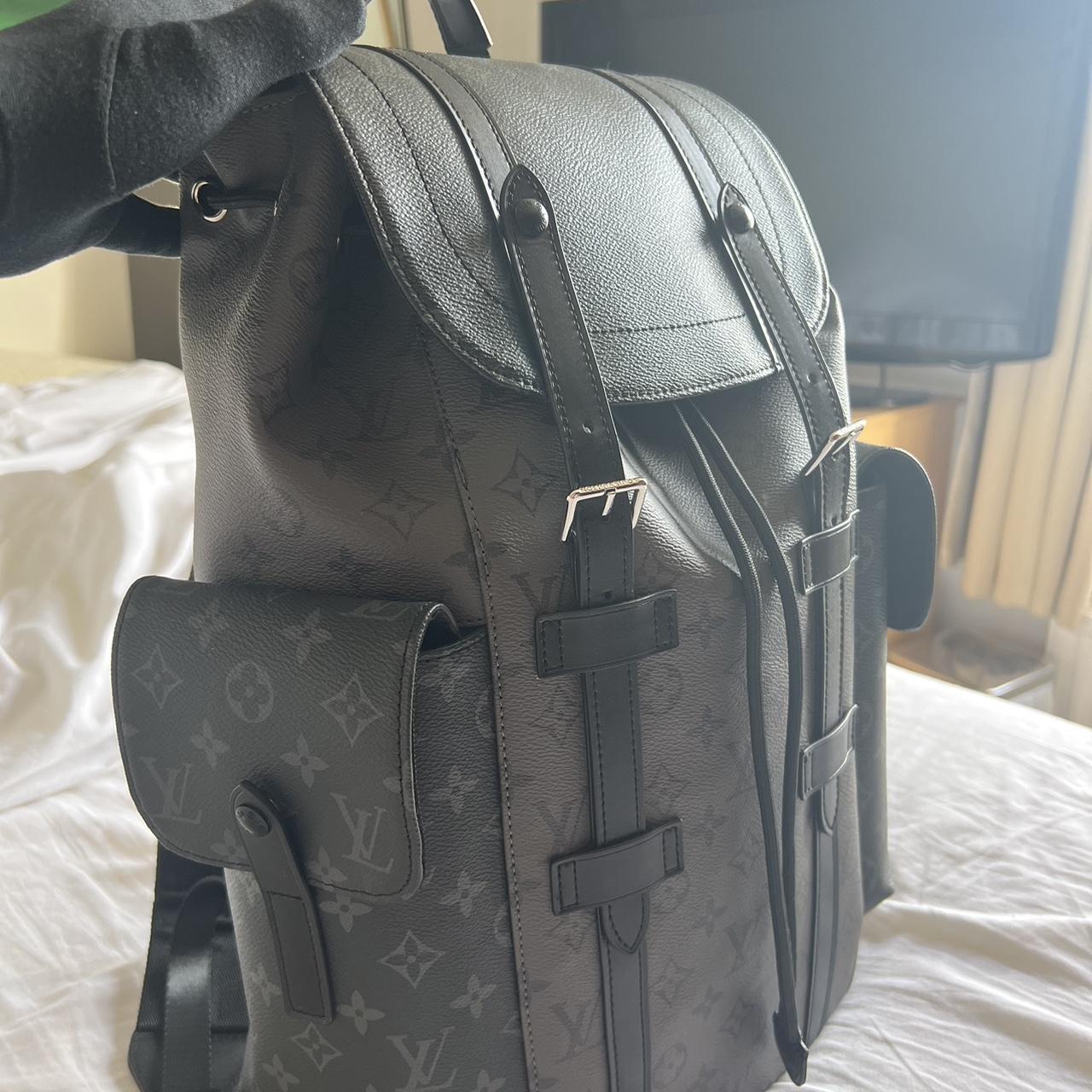 LV Christopher Backpack Black Monogram. Comes with... - Depop