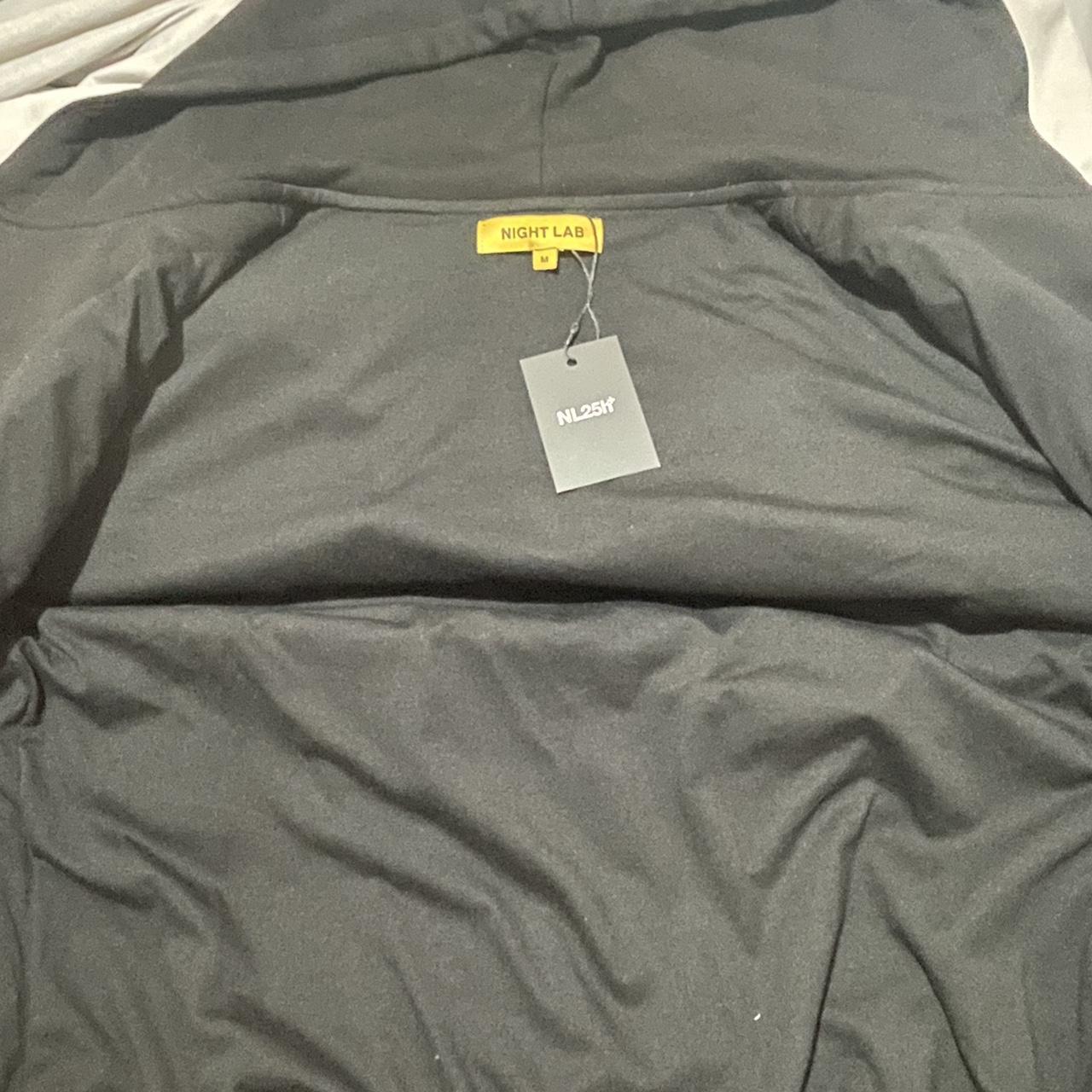 Night labs black zip up NL25h+ size medium - Depop