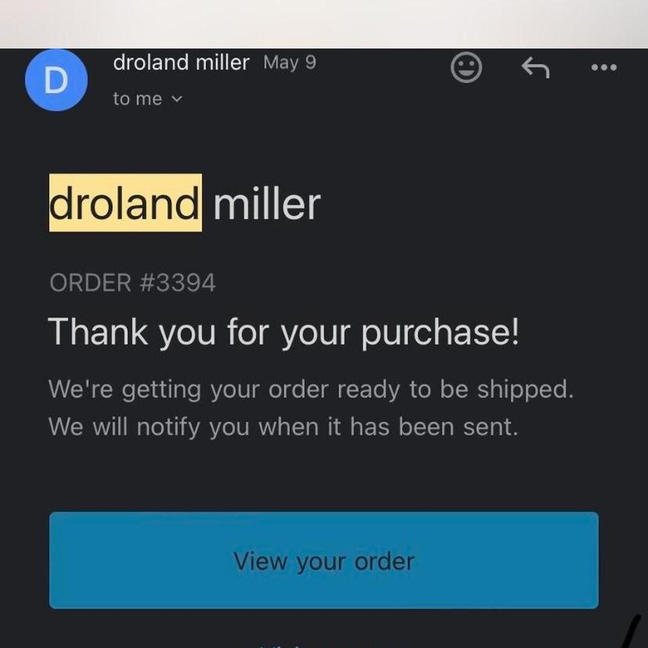 Drolland miller Only bro can buy it if its not you... - Depop