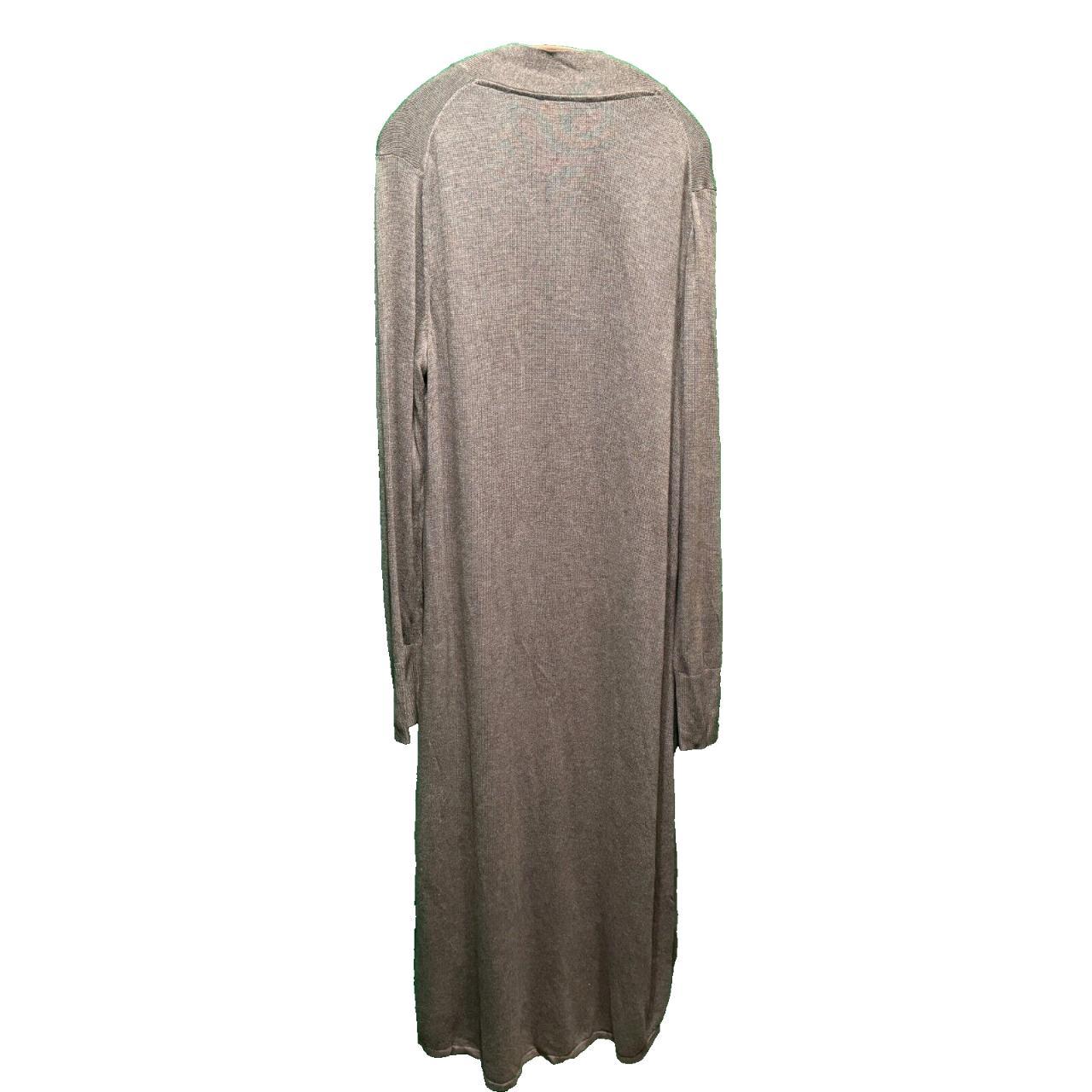 H by Halston Regular Open Front Hi-Low Long Sleeve... - Depop