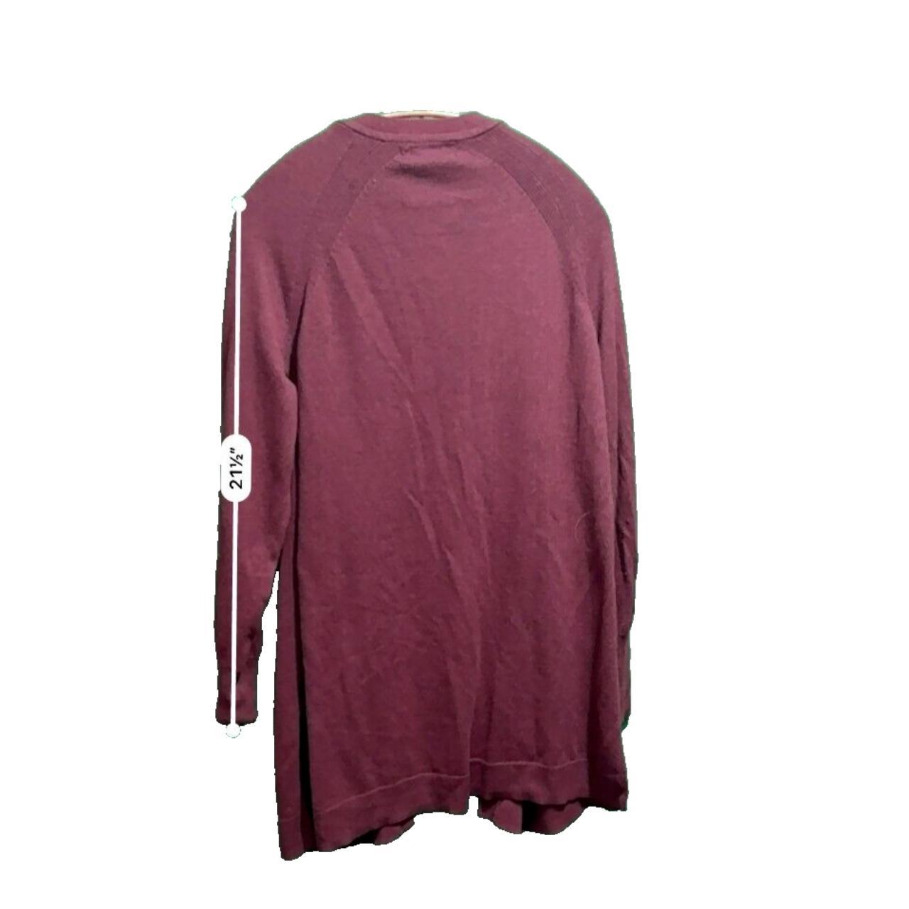 MOSSIMO Open Cardigan w/Pockets (Modal), Cranberry,... - Depop