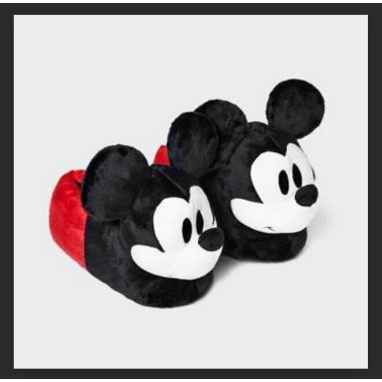 Women's Disney 100 Mickey Mouse Slippers, Red (Black... - Depop