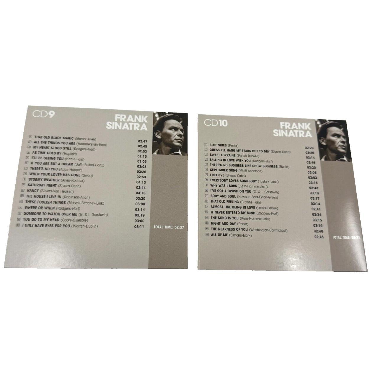 FRANK SINATRA 10 CD Box Set Music (2005 Membran... - Depop