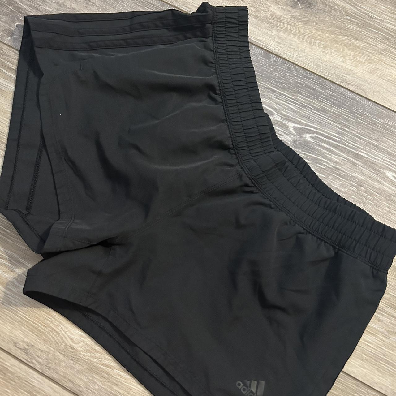 Size M woman’s black Addidas shorts - Depop