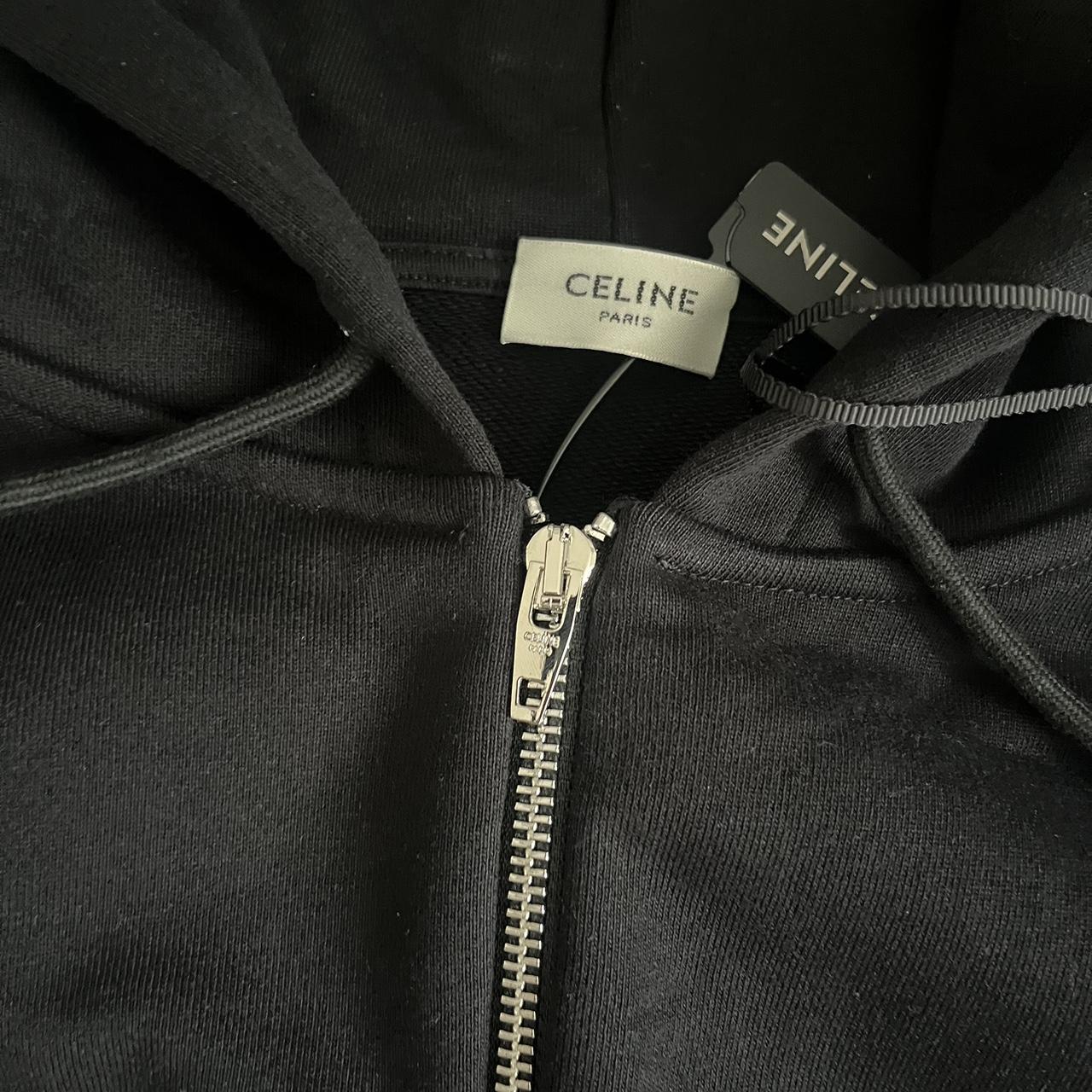 Celine Black hoodie Size Small Tags still on,... - Depop