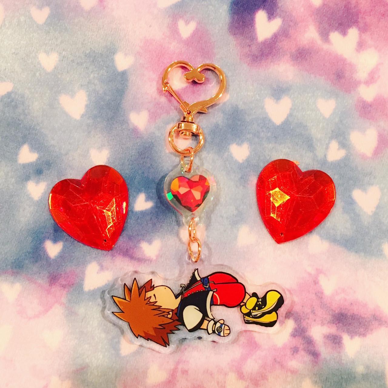 Kingdom Hearts Sora “Game Over” charm / keychain - Depop