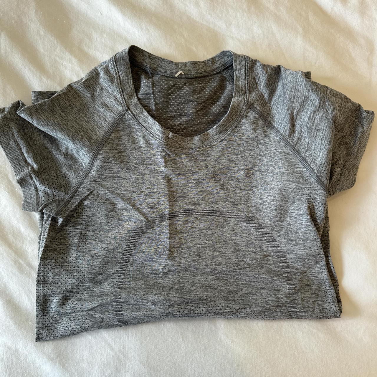 grey swiftly tech from lululemon! perfect for... - Depop