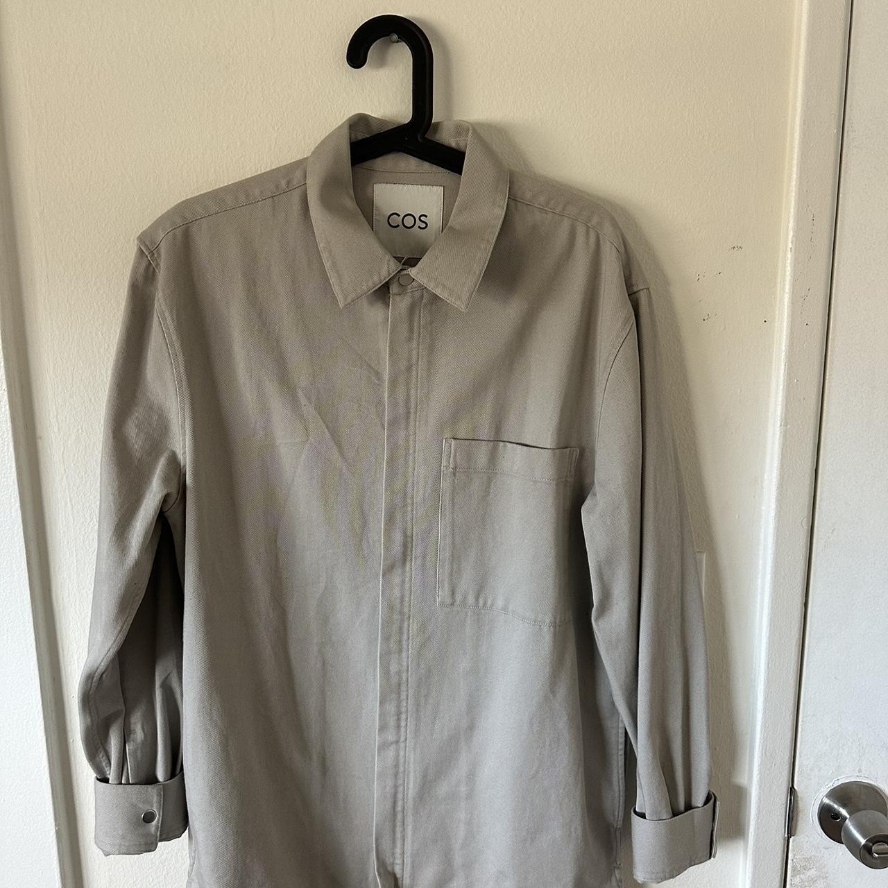 Cos Jacket off white color. Size S fits a Medium.... - Depop