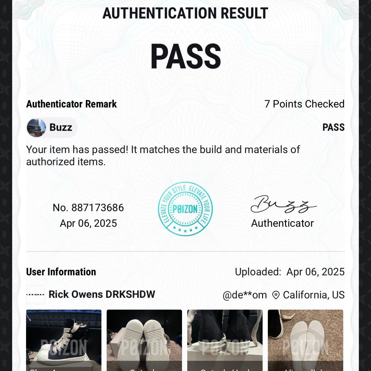 Rick Owen jumbo laced authentication | Depop