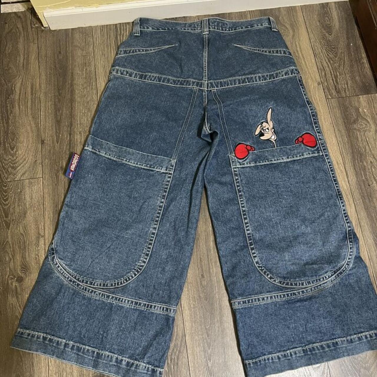 JNCO Kangaroo Jeans 38x30 Huge baggy raver Deadstock... - Depop