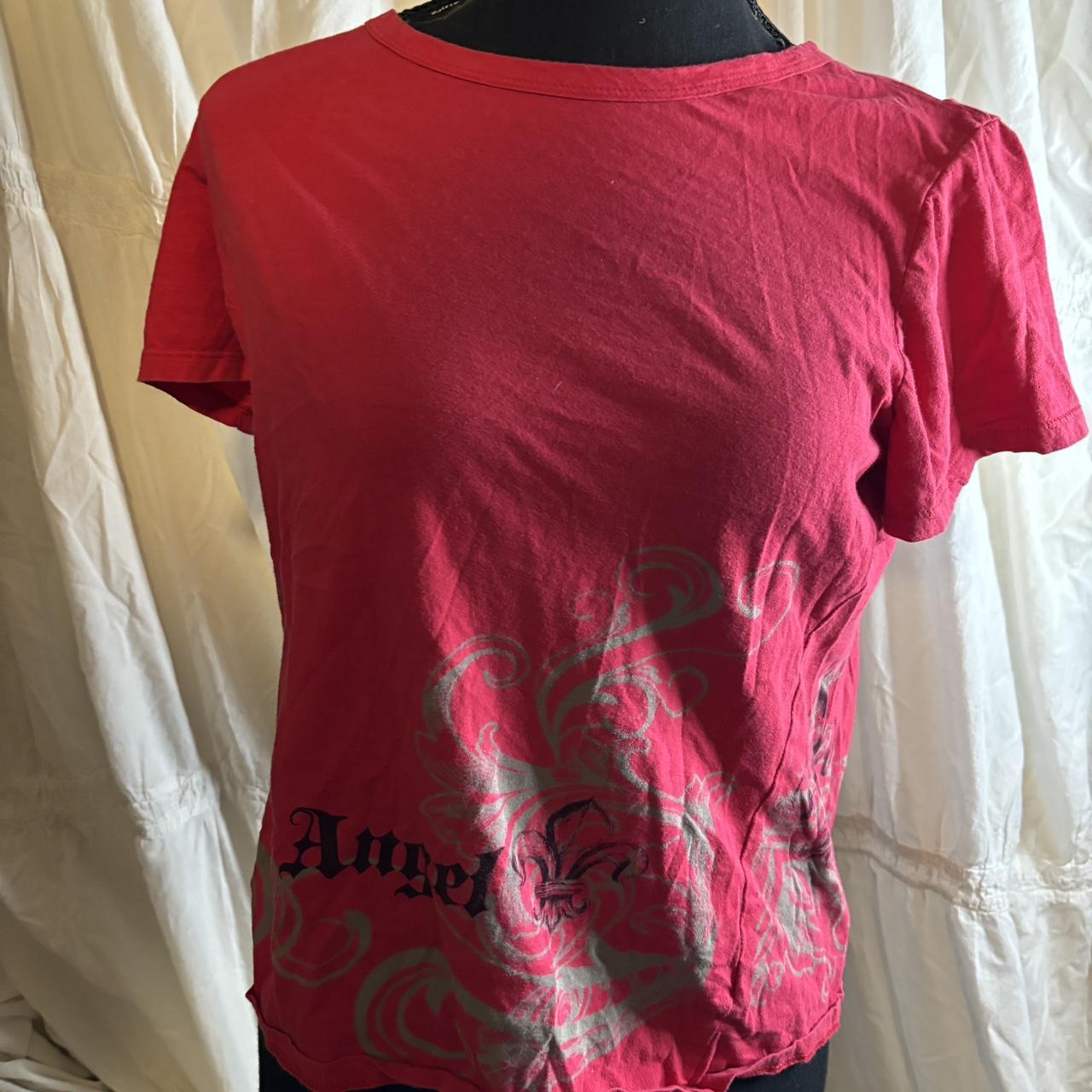 Eastway red angel wing t shirt - Depop