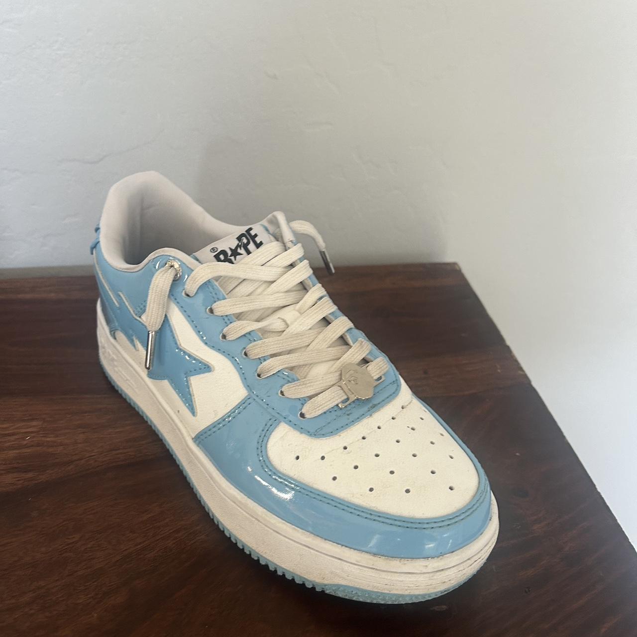 Blue bapestas shoe Same day shipping It’s both shoes - Depop